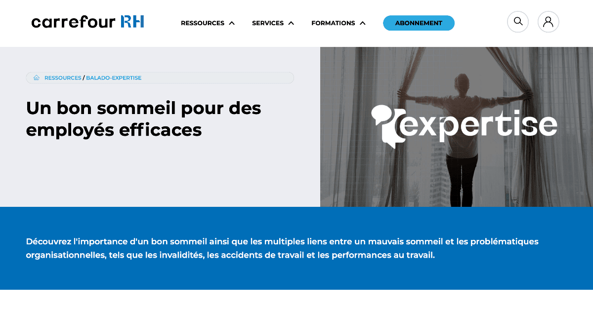 HALEO | Un bon sommeil pour des employés efficaces - Podcast CRHA